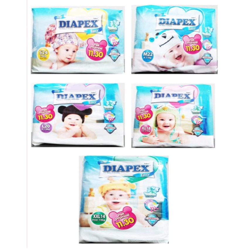 New Diapex Easy S, M, L, XXL14 | Shopee Malaysia