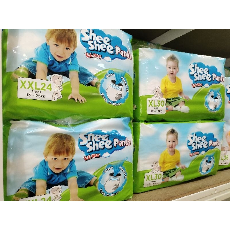 SHEE SHEE EZ-DRI PANTS DIAPER M42 / L36 / XL30 / XXL24 | Shopee Malaysia