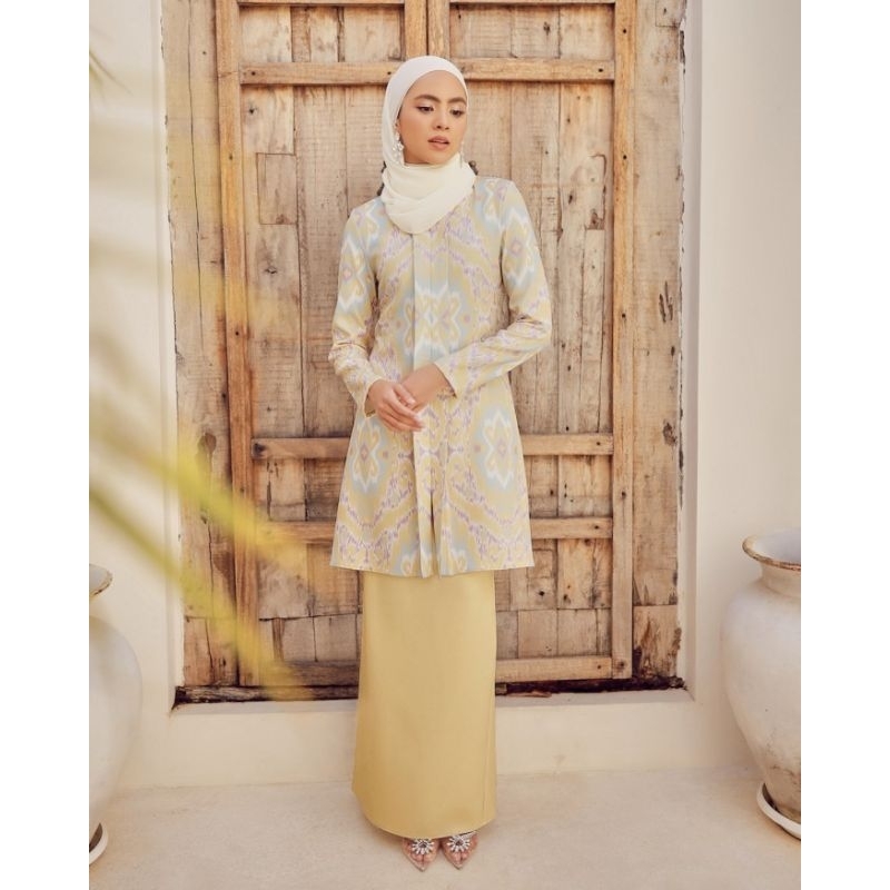 RAYA 2023 NEW Yadina Kebaya Modern Pastel BF Jemels Floral Soft pink ...