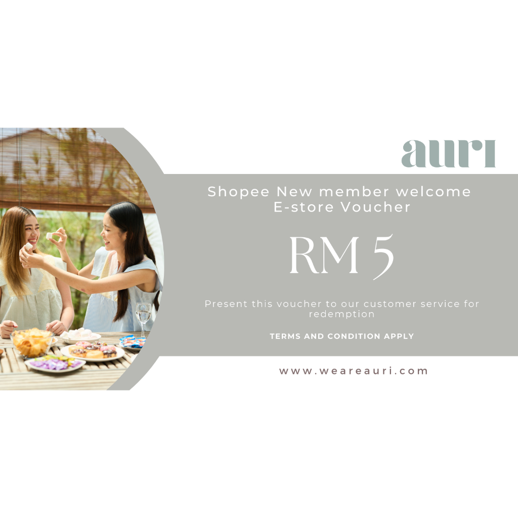 AURI Shopee Welcome New Membership E-Store Voucher ( Not For Sale ...