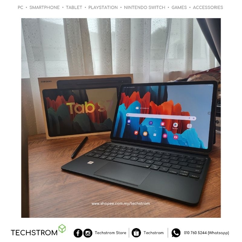 Samsung Tab S7 Black Color 128GB Wifi (Used Excellent Condition ...