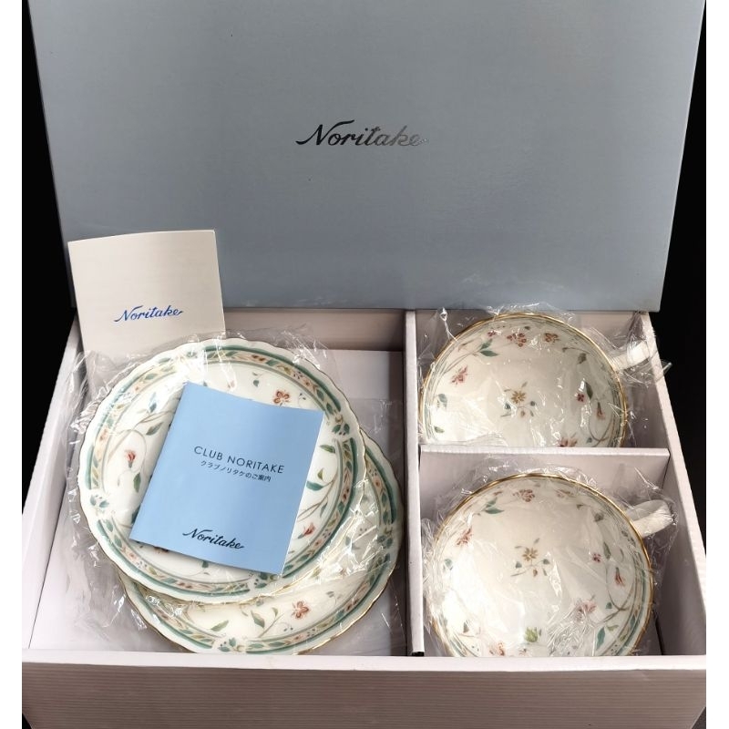 Noritake 2 Sets Hana Sarasa 4409 Bone China Teacup & Saucer in Original Box | Shopee Malaysia