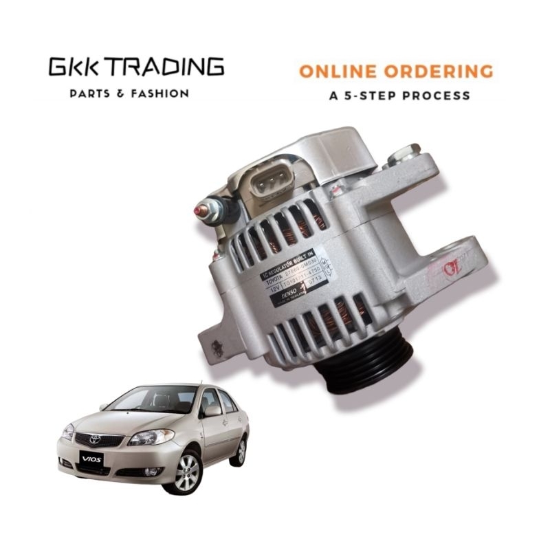 DENSO NEW ALTERNATOR TOYOTA VIOS NCP42 | Shopee Malaysia