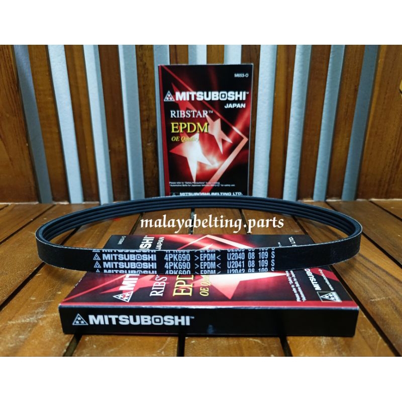 4PK690 ( SPECIAL SAIZ ) FAN BELT MITSUBOSHI ORIGINAL ( MADE IN JAPAN ...