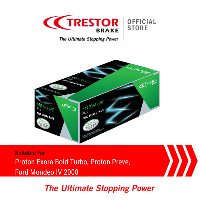 Trestor Metallic Plus (REAR Brake Pads) for Proton Exora Bold Turbo ...