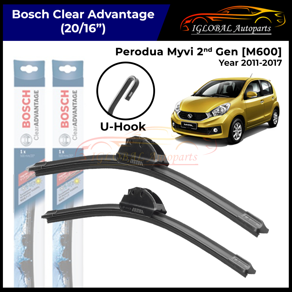Perodua Myvi Lagi Best 2nd Gen [M600] Year 2011-2017 Windshield Wiper ...