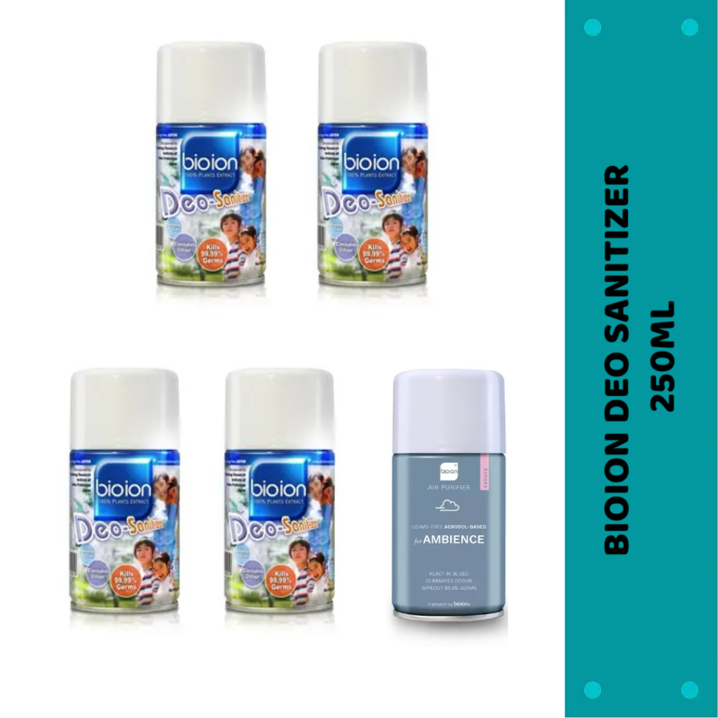 BIO ION DEO-SANITIZER AEROSOL SPRAY REFILL 250ML | Shopee Malaysia