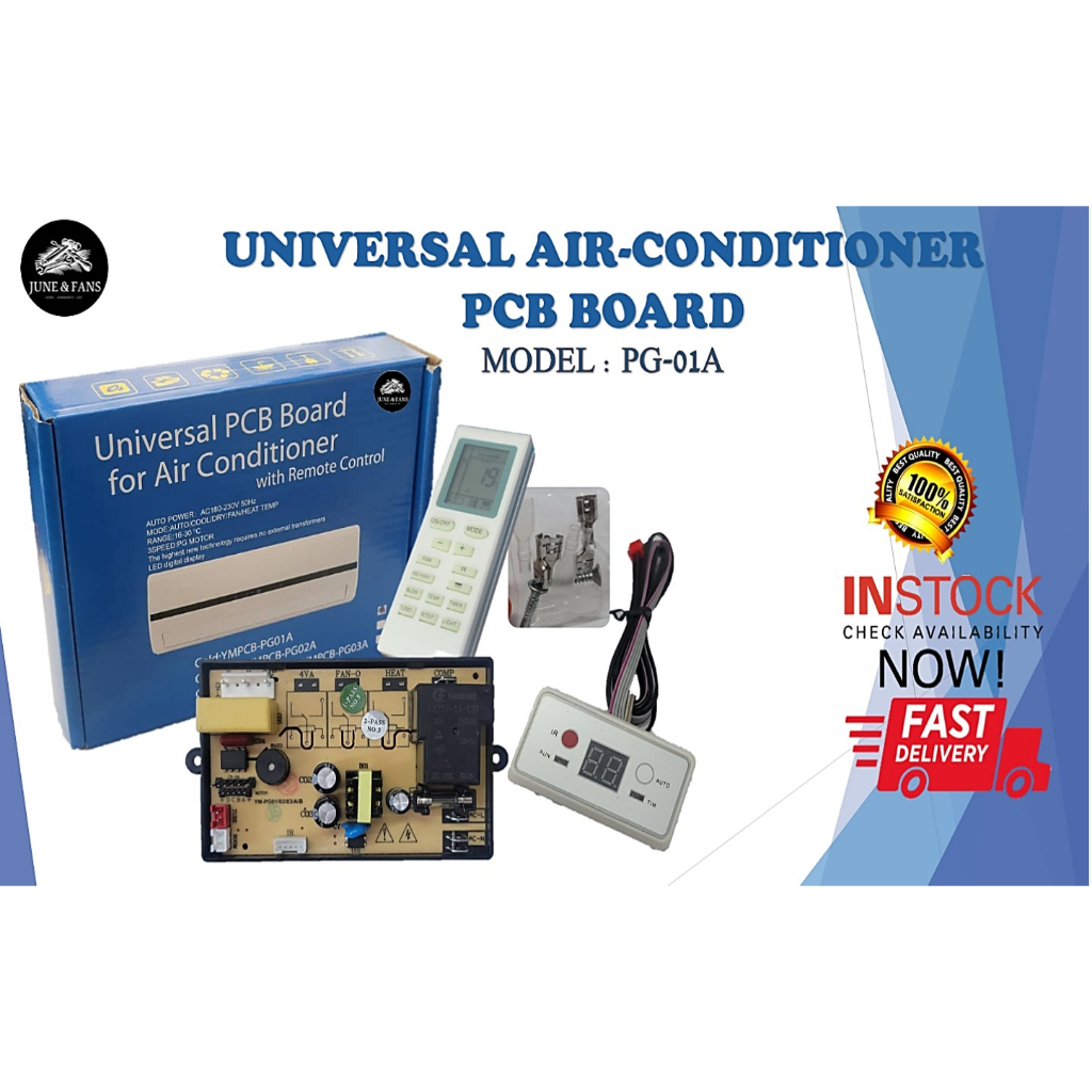 UNIVERSAL AIRCOND MULTI PCB BOARD PG-01 | Shopee Malaysia