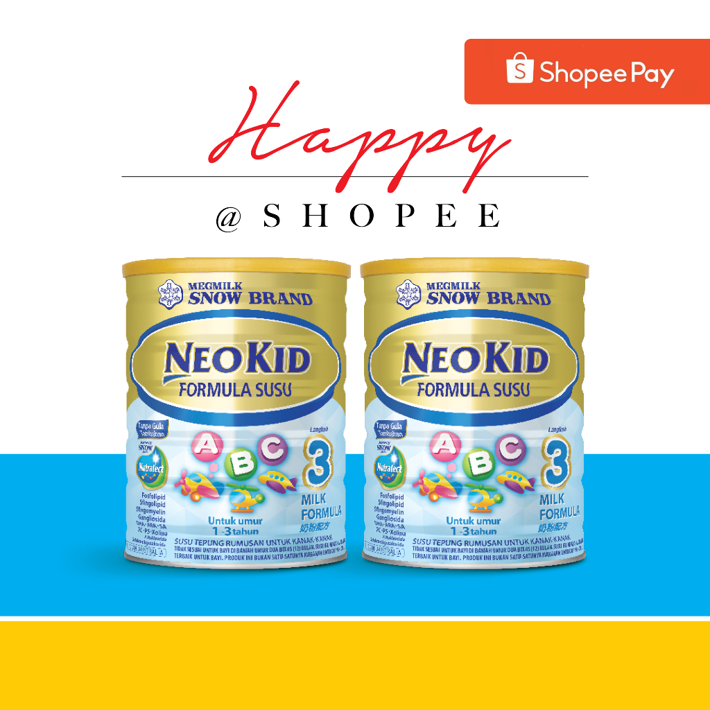 RM73.35/TIN WITH CASHBACK Snow Brand Neo Kid Step 3 Growing-Up Milk ...