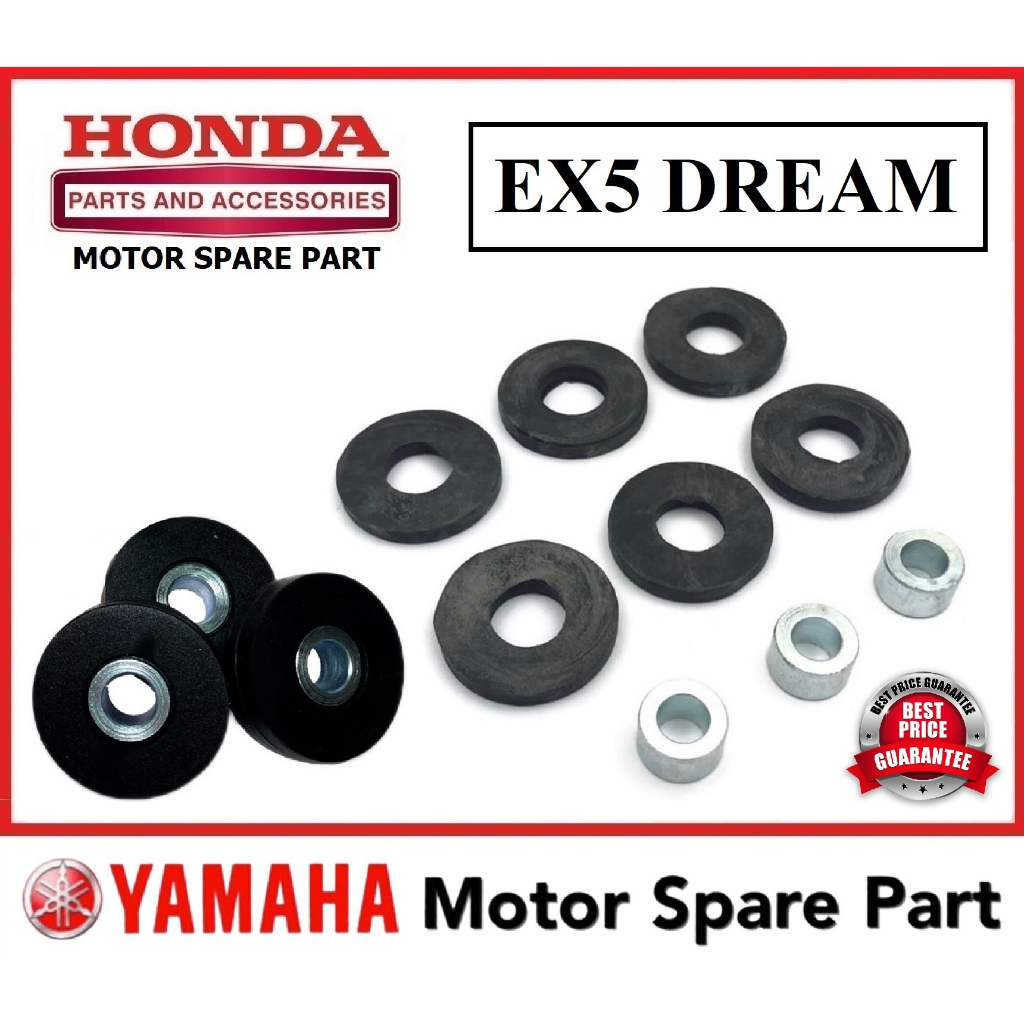 HONDA EX5 HANDLE RUBBER 0 LOWER DREAM HANDLE SETTING DAMPER GETAH ...