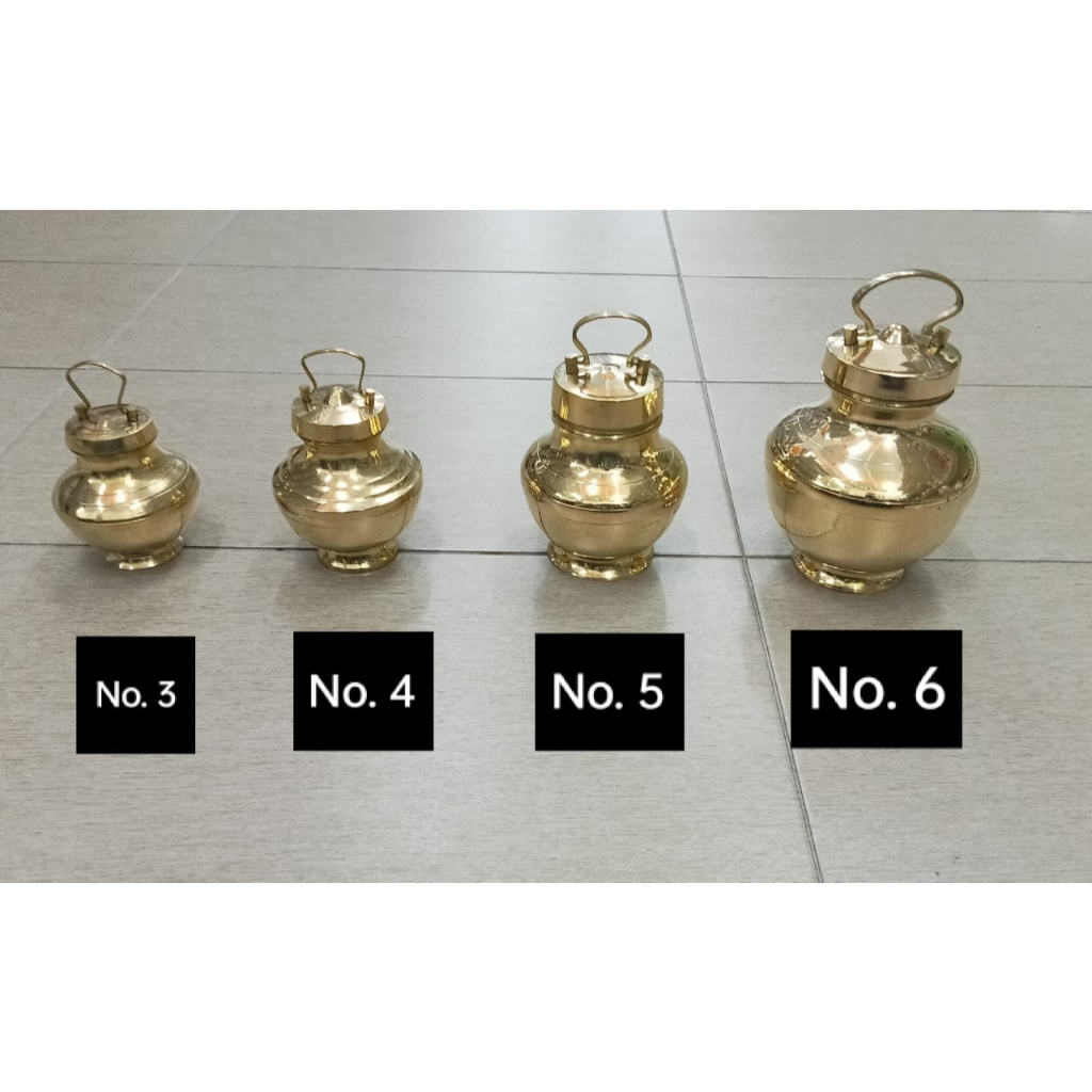 Pure Brass Multipurpose Kuja/Gangga Jali Lota for Pooja & Kavadi ...