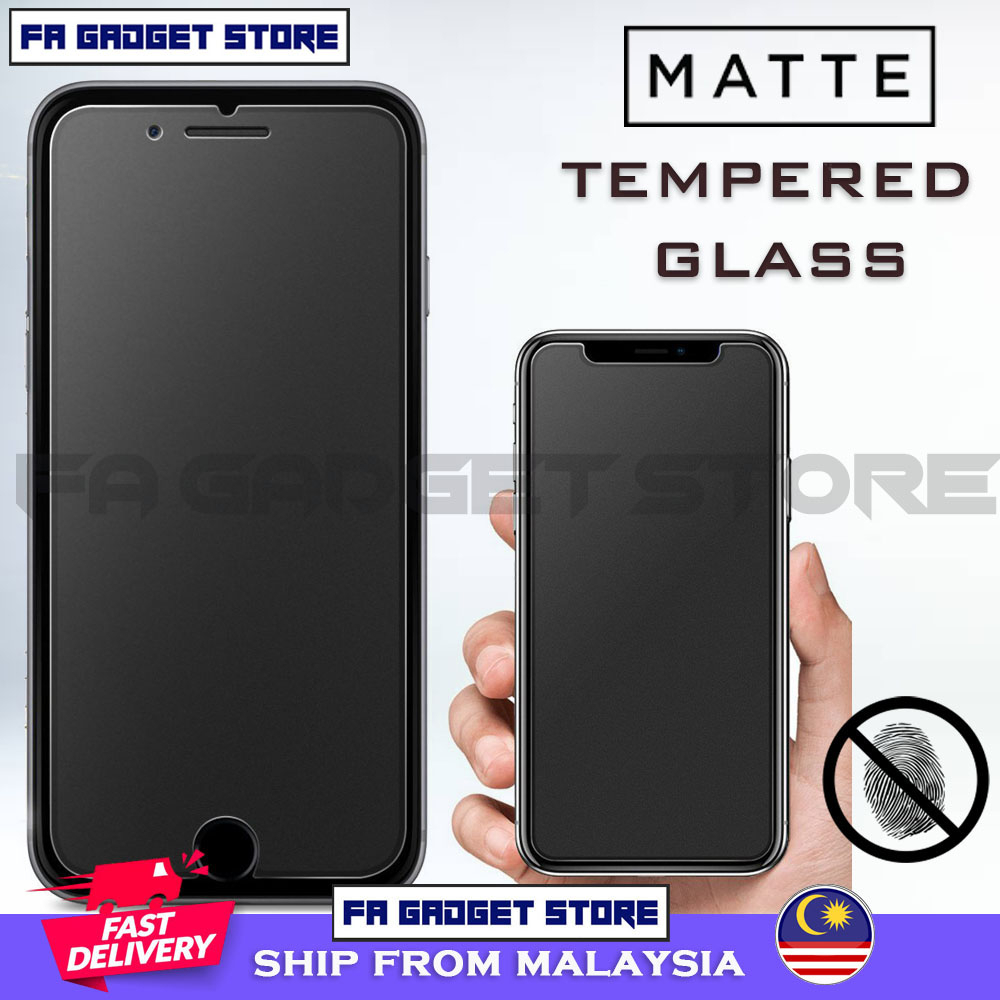 Huawei Mate 20 / Mate 20x Mate 8 Matte Anti Fingerprint AG Tempered Glass Screen Protector ...