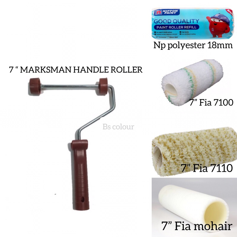 7” ROLLER HANDLE MARKSMAN&7” NIPPON POLYESTER ROLLER/FIA 7100/FIA 7110 ...
