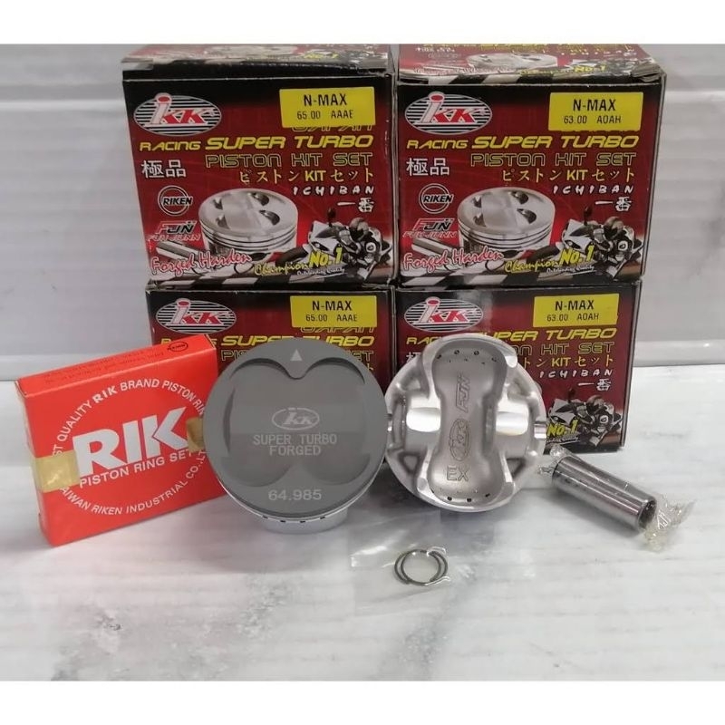 Y16 N-MAX R15 V3 NVX155 IKK RACING FORGED PISTON SK4 58MM 63MM | Shopee ...