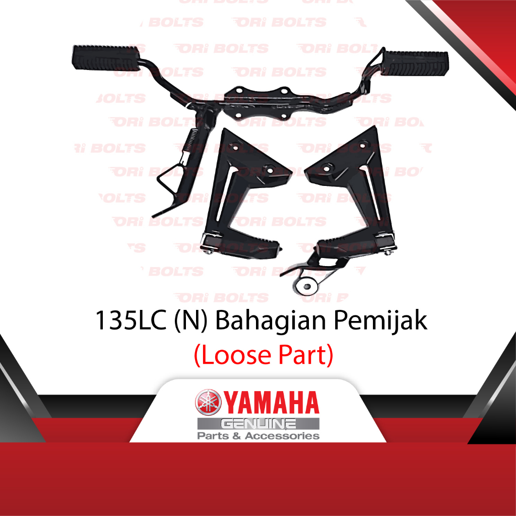 Yamaha Original 135LC V2 V3 V4 V5 V6 V7 Footrest Bar Damper Rubber Side ...