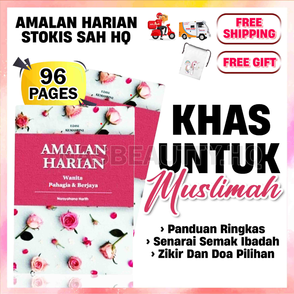 BUKU AMALAN HARIAN wanita bahagia & berjaya Original HQ | Shopee Malaysia