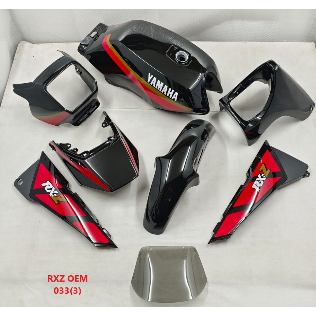 COVERSET YAMAHA RXZ 135 FIRST MODEL 5 SPEED MODEL ENERGY INDUCTION ...
