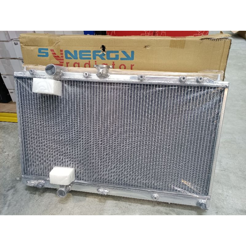 SYNERGY RADIATOR MITSUBISHI LANCER EVO 4/5/6 MT DOUBLE LAYERS 2ROWS ...