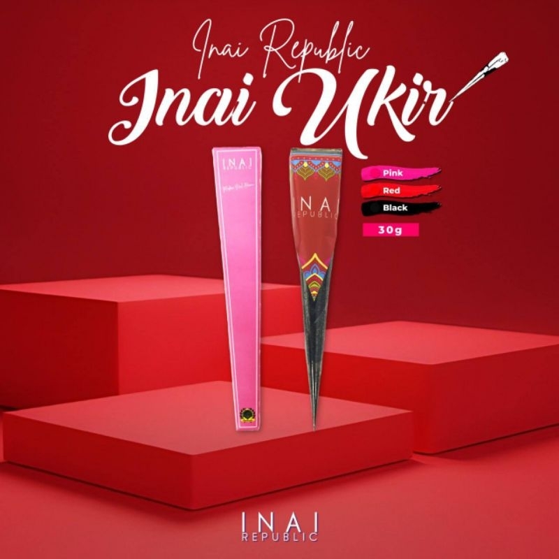 Inai Ukir Inai Republic Henna [Sah solat Halal] | Shopee Malaysia