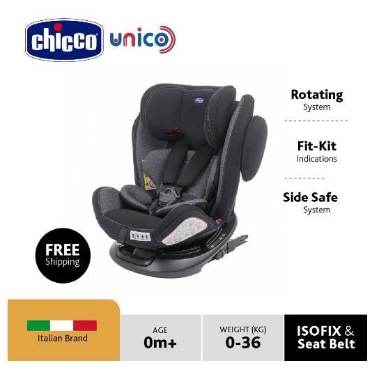 Chicco Unico 360 Spin IsoFix Baby Car Seat (ECE R44/04) | Shopee Malaysia