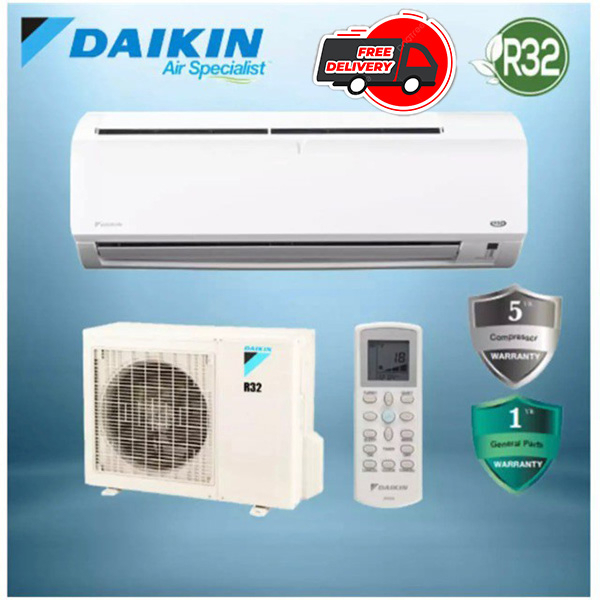 [Melaka Area] DAIKIN (R32) Wall Mounted AIR CONDITIONER Non-Inverter | Shopee Malaysia