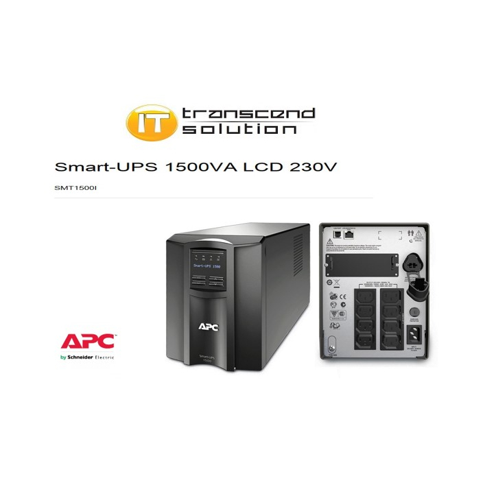 APC Smart-UPS 1500VA LCD 230V - APC SMT1500I | Shopee Malaysia
