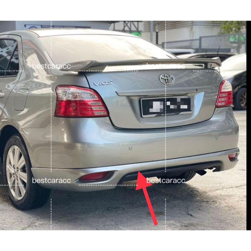 VIOS 2008"2012" GT STREET REAR SKIRT PU | Shopee Malaysia