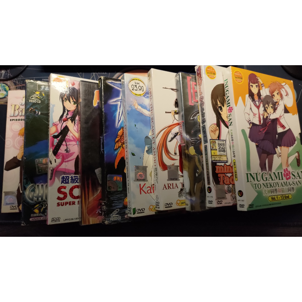 [PRELOVED] Random Anime DVDs | Shopee Malaysia