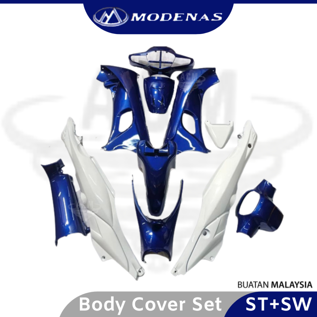 MODENAS MR1 Full Body Cover Set Body Kit Coverset Kosong Caver Caverset Bodyset Old New Kriss ...