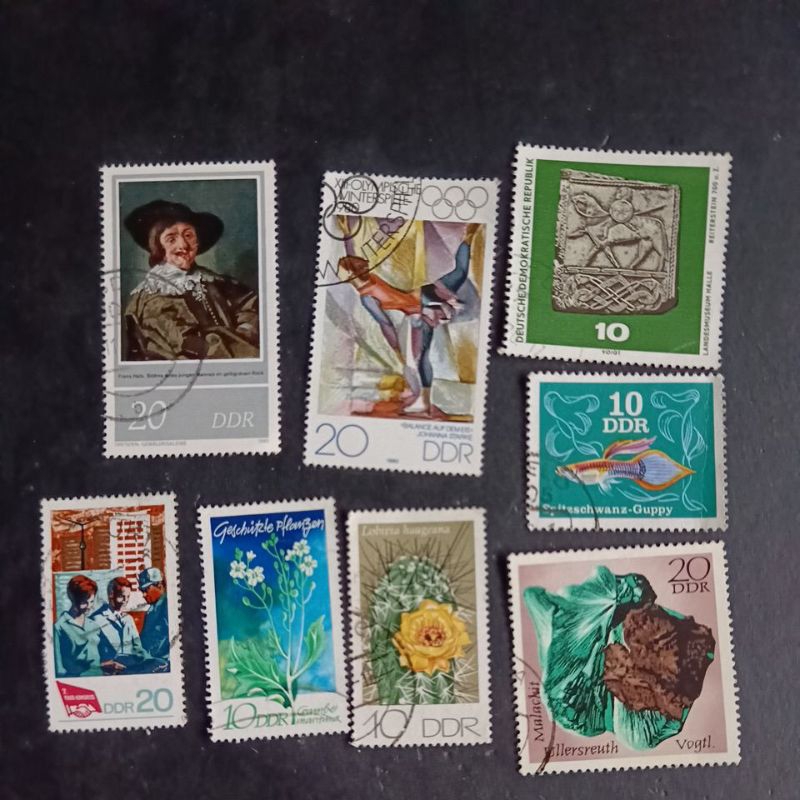 GE98 DDR East Germany mixed used 8 different | Shopee Malaysia
