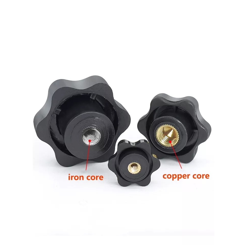 Plastic M4/M5/M6/M8/M10/M12 Female Thread Seven Star shaped head ...