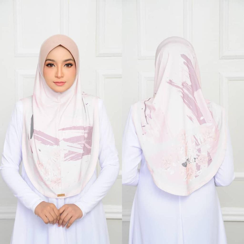 HERNES TUDUNG SARUNG INSTANT HIJAB EXCLUSIVE MOSCREPE CORAK DIAMONDS ...