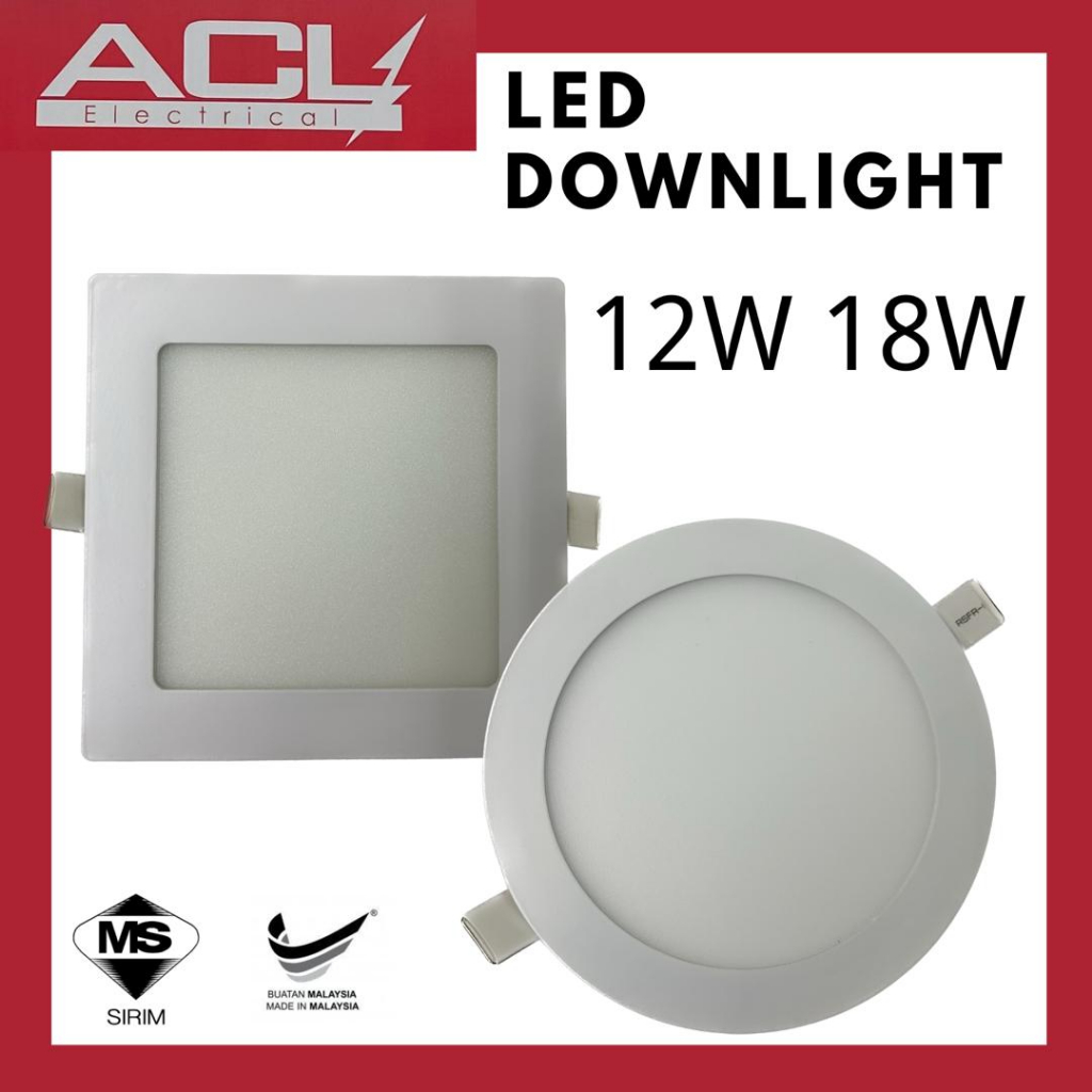 【LOWEST PRICE】LED Downlight 18w 20w LED Panel Light Slim Panel Daylight ...