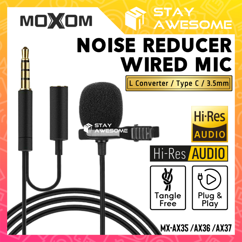 REMAX Wired Microphone Type C For Phone USB C Mini Lavalier Clip Mic 3 ...