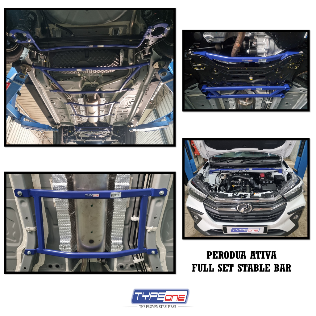 🔥Mat-Blue Color🔥 TYPE ONE STABLE BAR for PERODUA ATIVA | Shopee Malaysia