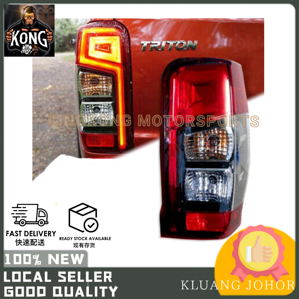 MITSUBISHI TRITON 2019-2023 HIGH SPEC TAIL LAMP 4X4 LAMPU BELAKANG ...