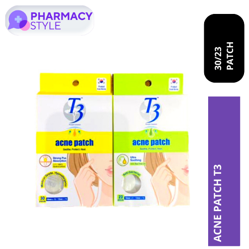 T3 Pimple Solution AcneE Patch Hydrocoloids 30S / Tea Tree Oil 23S ...