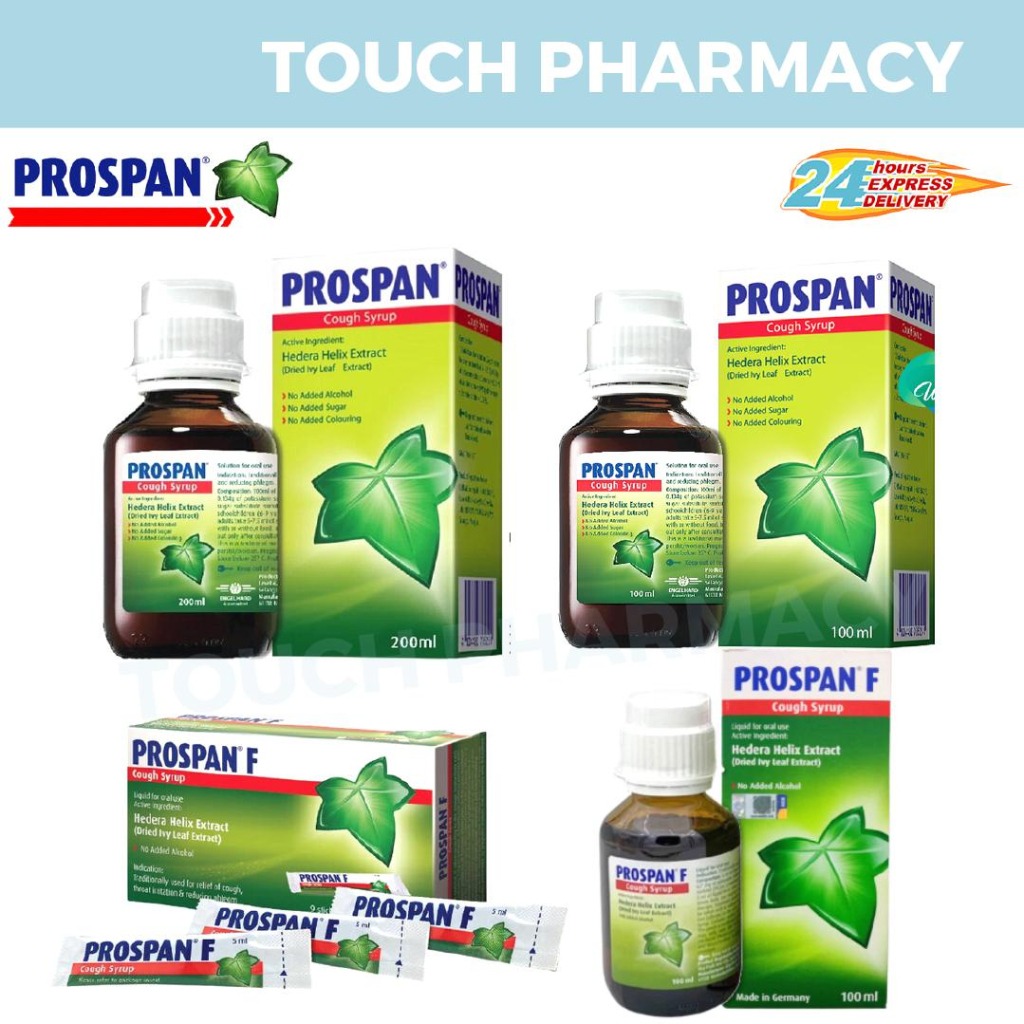 PROSPAN Cough Syrup 100ML / 200ML & PROSPAN F Cough Syrup 100ML / 9 Sticks/BOX | Shopee Malaysia