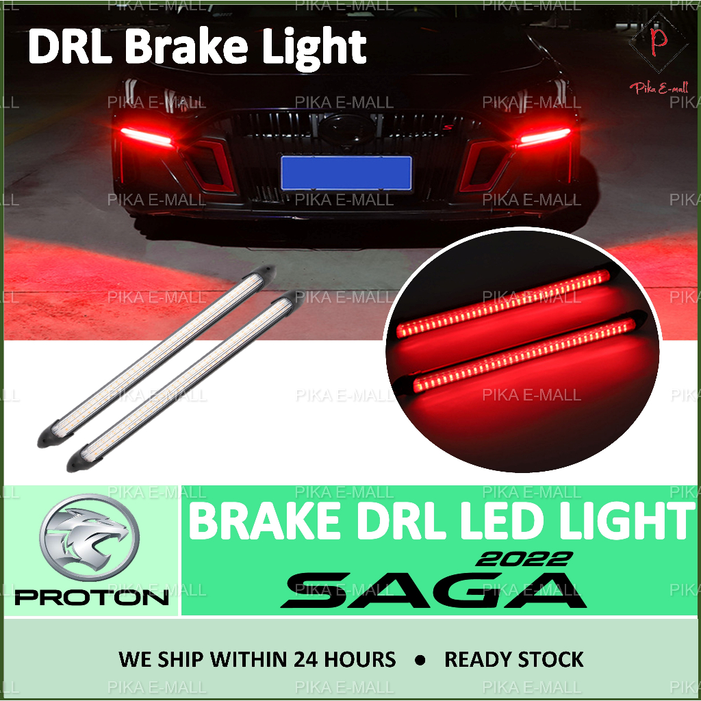 Proton Saga 12V LED Car Daytime Running Light Brake Signal Light DRL ...