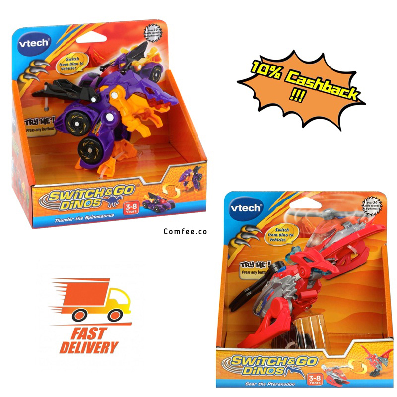 Vtech Switch and Go Dinos 2 in 1/Motorcycle educational toys | Shopee ...