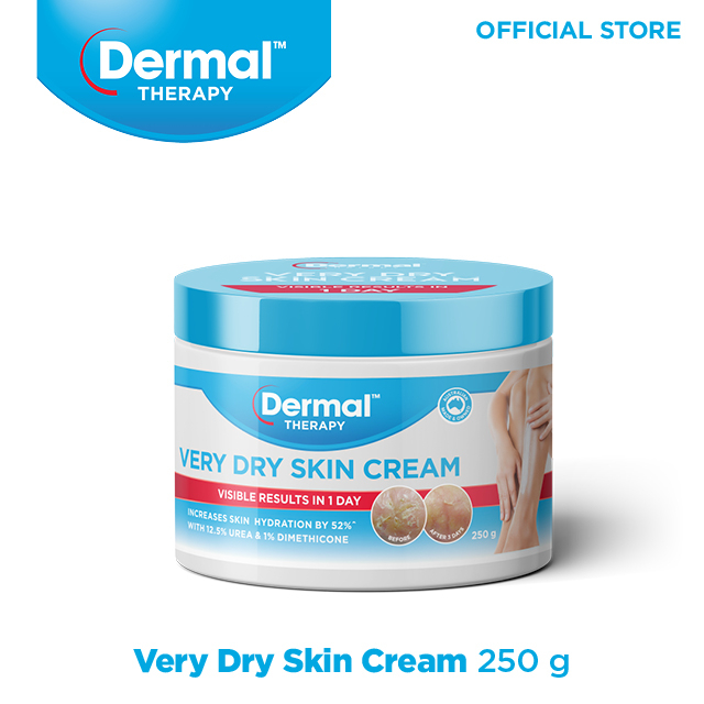 Dermal Therapy Very Dry Skin Cream Tub (250g) [Exp date: March 2026 ...