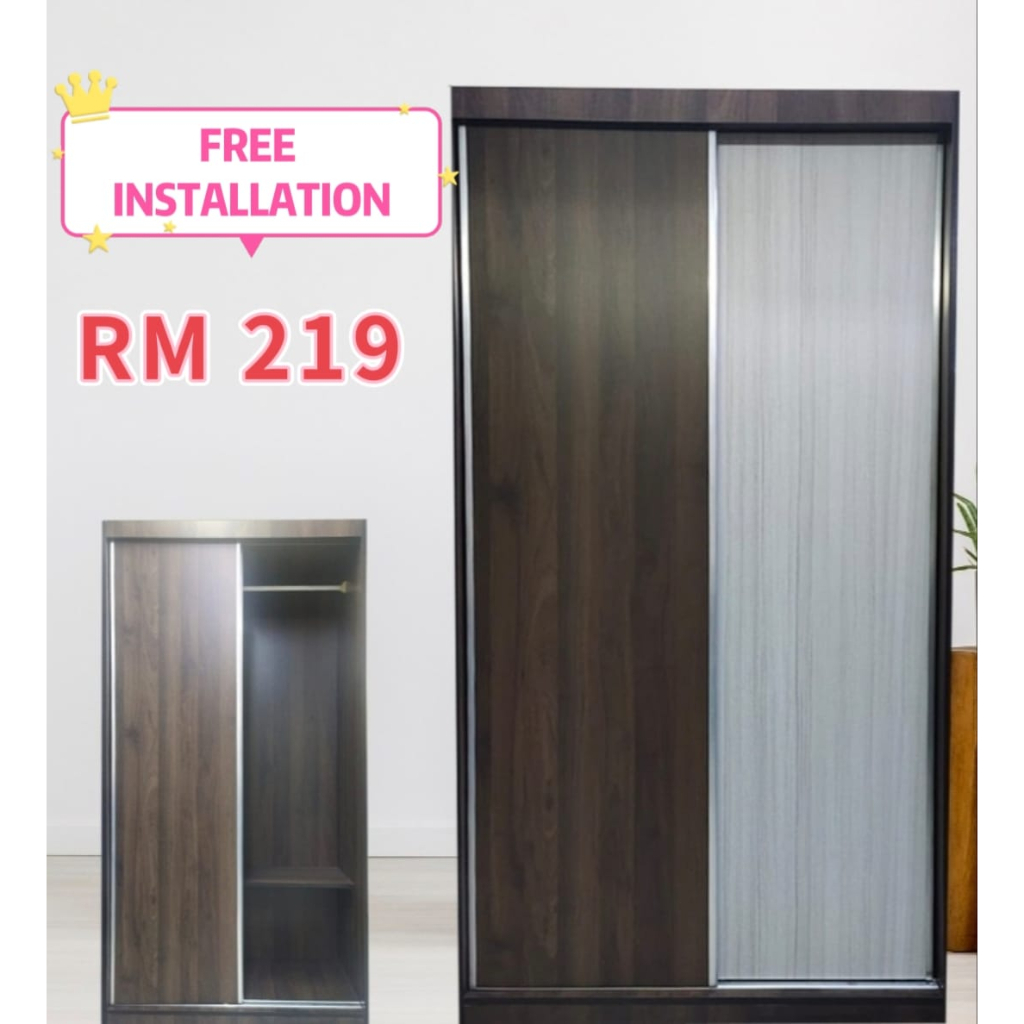 {Mr 99 Furniture}Siap Pasang Almari baju /Almari Baju/Wardrobe/2 ...