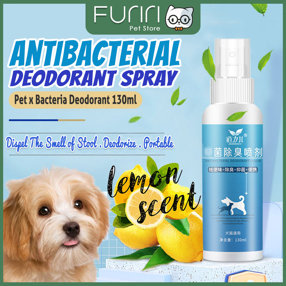 Furiri Dorrikey 130ml Pet Deodorant Spray Portable Dog Cat to Remove ...