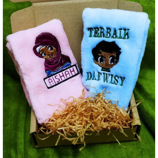 🔥TUALA SULAM / TUALA MURAH / EMBROIDERY TOWEL🔥 | Shopee Malaysia