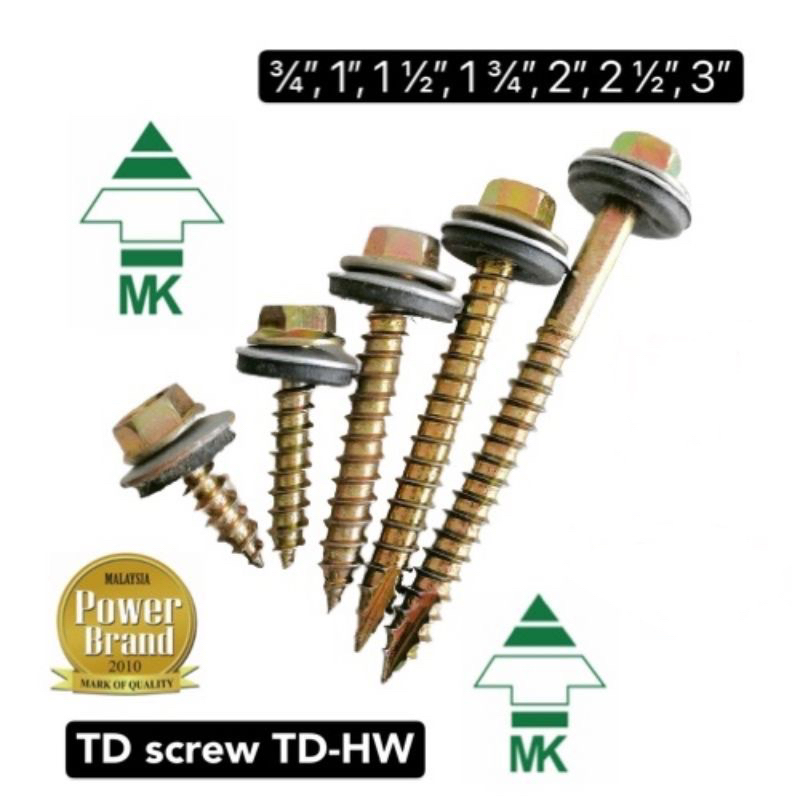 [MK Brand] TD screw TD-HW 520 525 640 645 650 665 675 /Awning screw ...