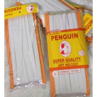 Getah Elastik Kecil Lebar 1/4 Inci Cap Penguin Getah Leper (10 cords ...