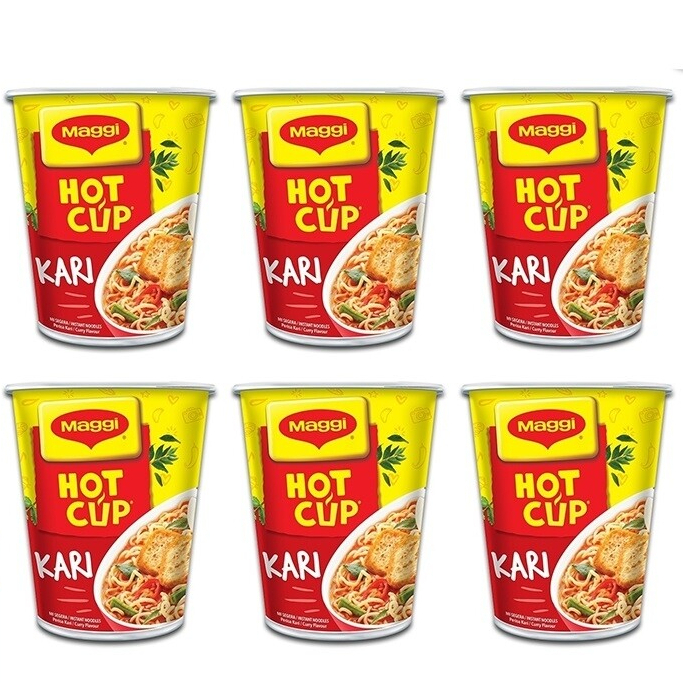 MAGGI Hot Cup Curry (59g x 6 Cups x 2) | Shopee Malaysia