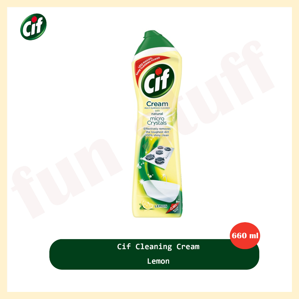 CIF Multi-Surface Cleaning Cream Lemon (660ml) | Shopee Malaysia