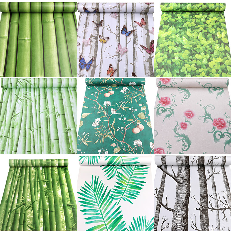 Wallpaper Sticker Bamboo 45cm x 10meter Kertas Dinding Buluh Wall ...