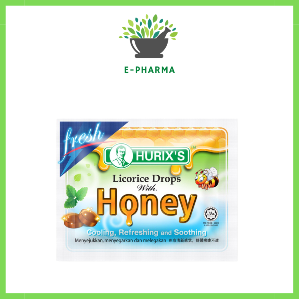 Hurix's Licorice Drops with Honey 6's Lozenges | Shopee Malaysia